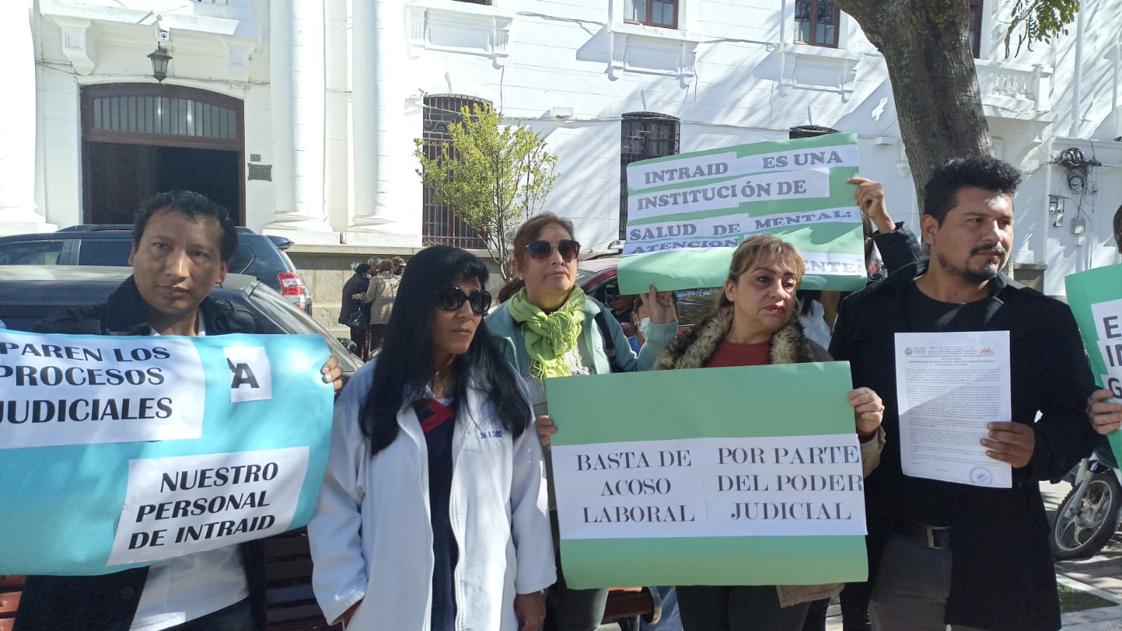 Intraid de Tarija marcha en contra del Ministerio Público por actitudes ...