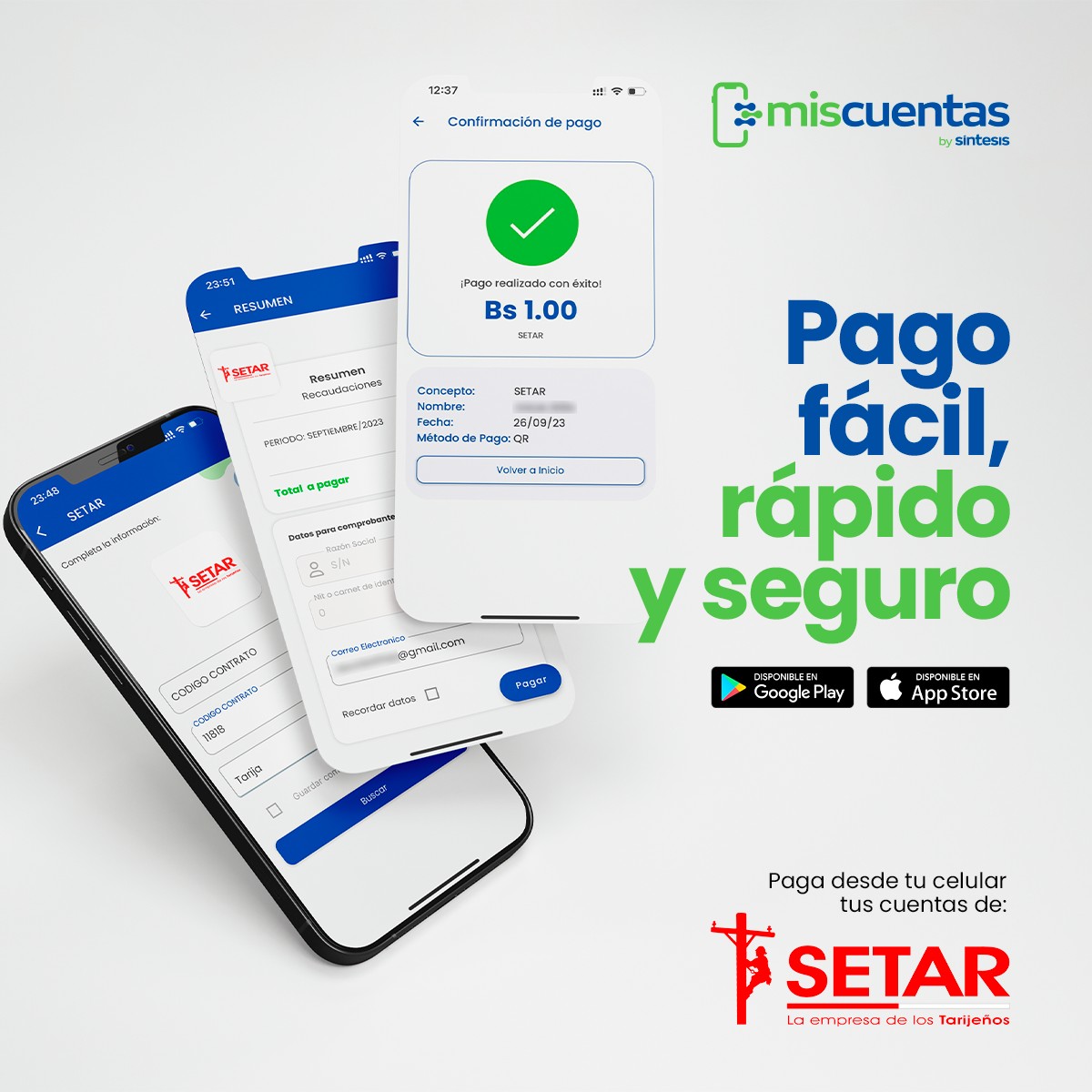 Ahora se puede pagar las facturas de Setar de manera digital en Tarija ...