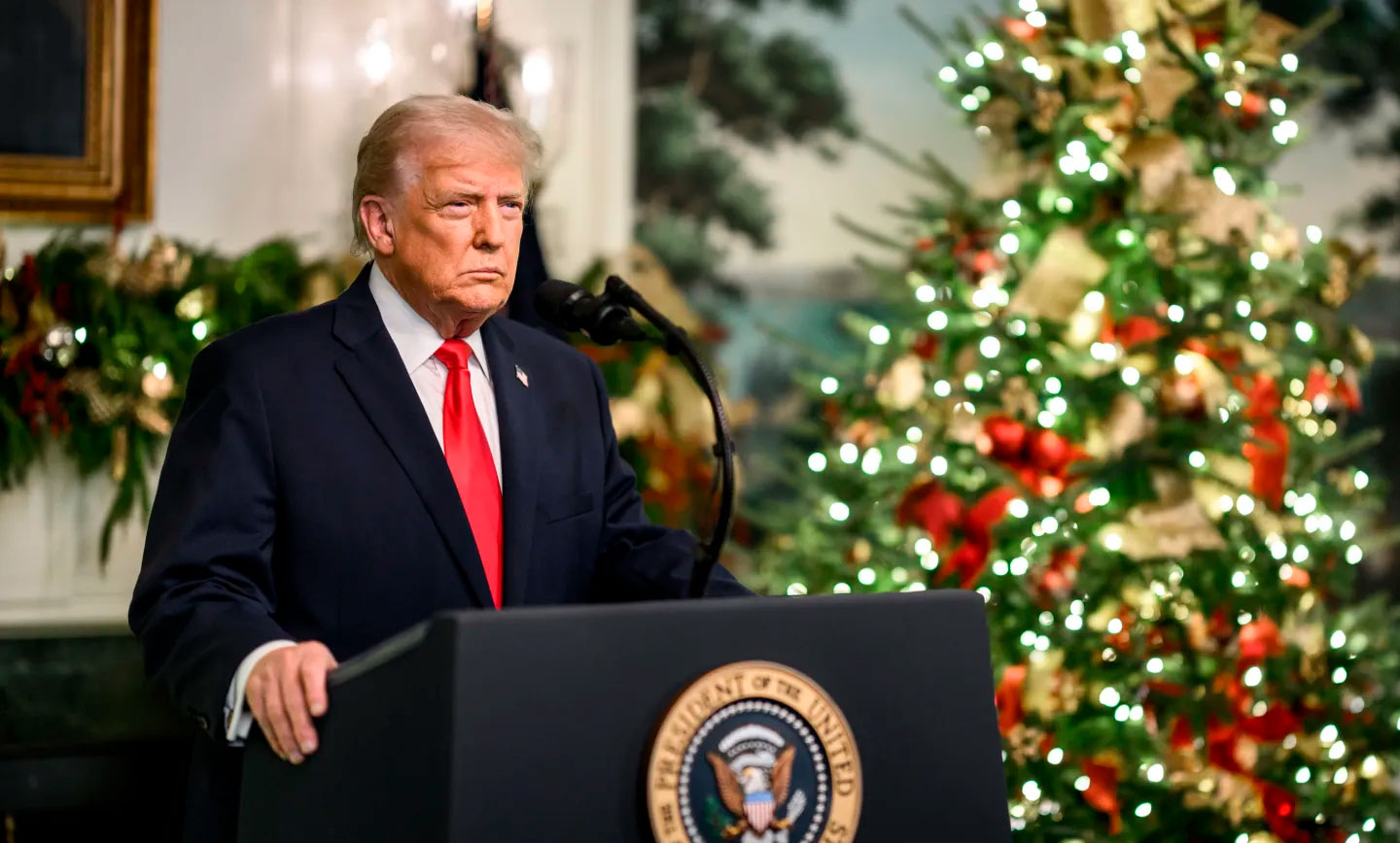 Trump aprovecha su mensaje por Navidad para cargar contra ‘la escoria ...